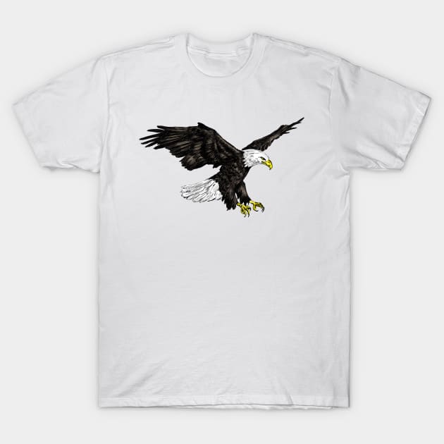 Bald Eagle Print - Bald Eagle - T-Shirt | TeePublic